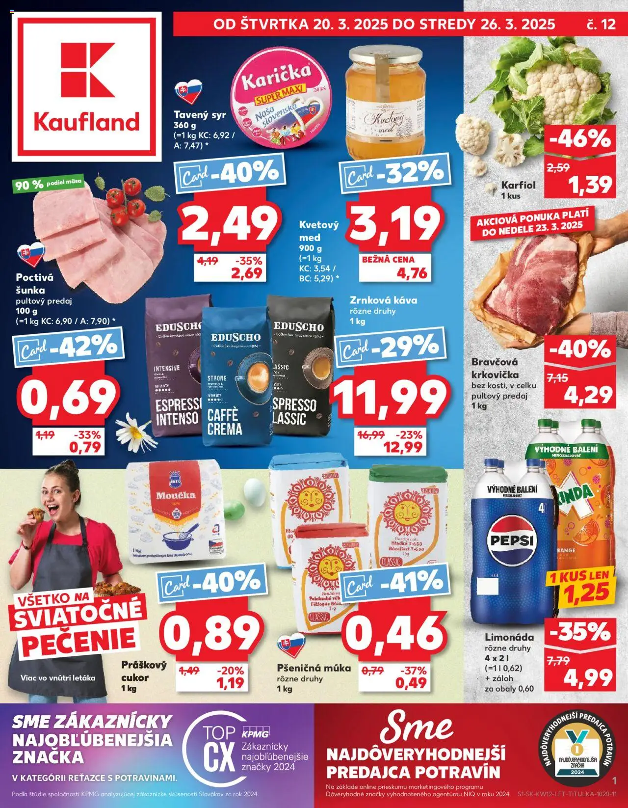 Kaufland Szlovákia akciós újság 2025.03.20.-tól/töl lapozható