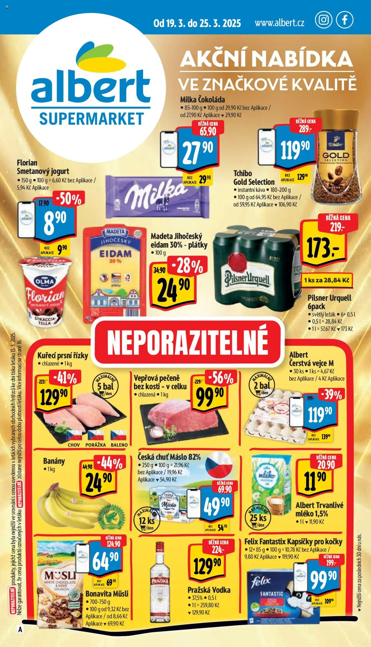 Albert leták - Supermarket (19.03.2025) || Akční leták