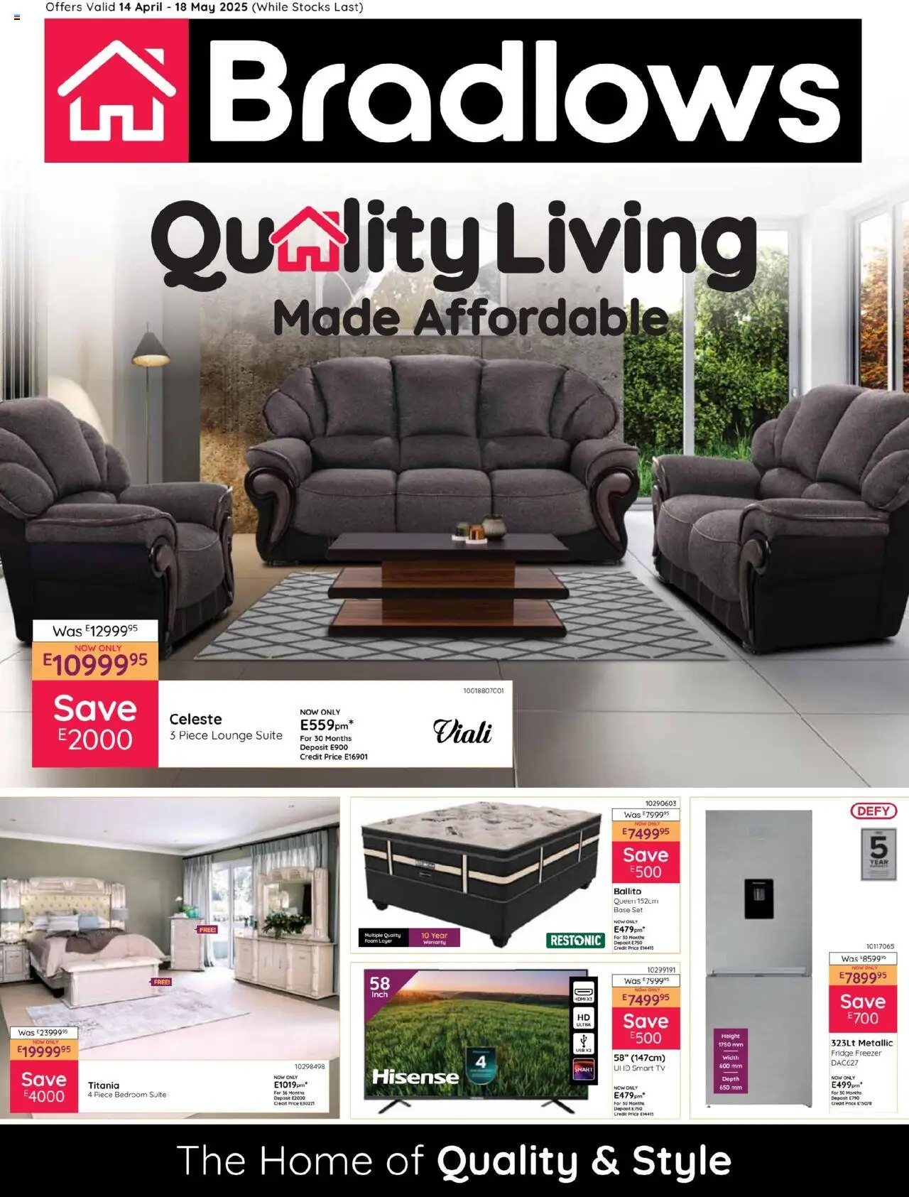 Bradlows Eswatini Catalogue (14/04/2025 - 18/04/2025) Online