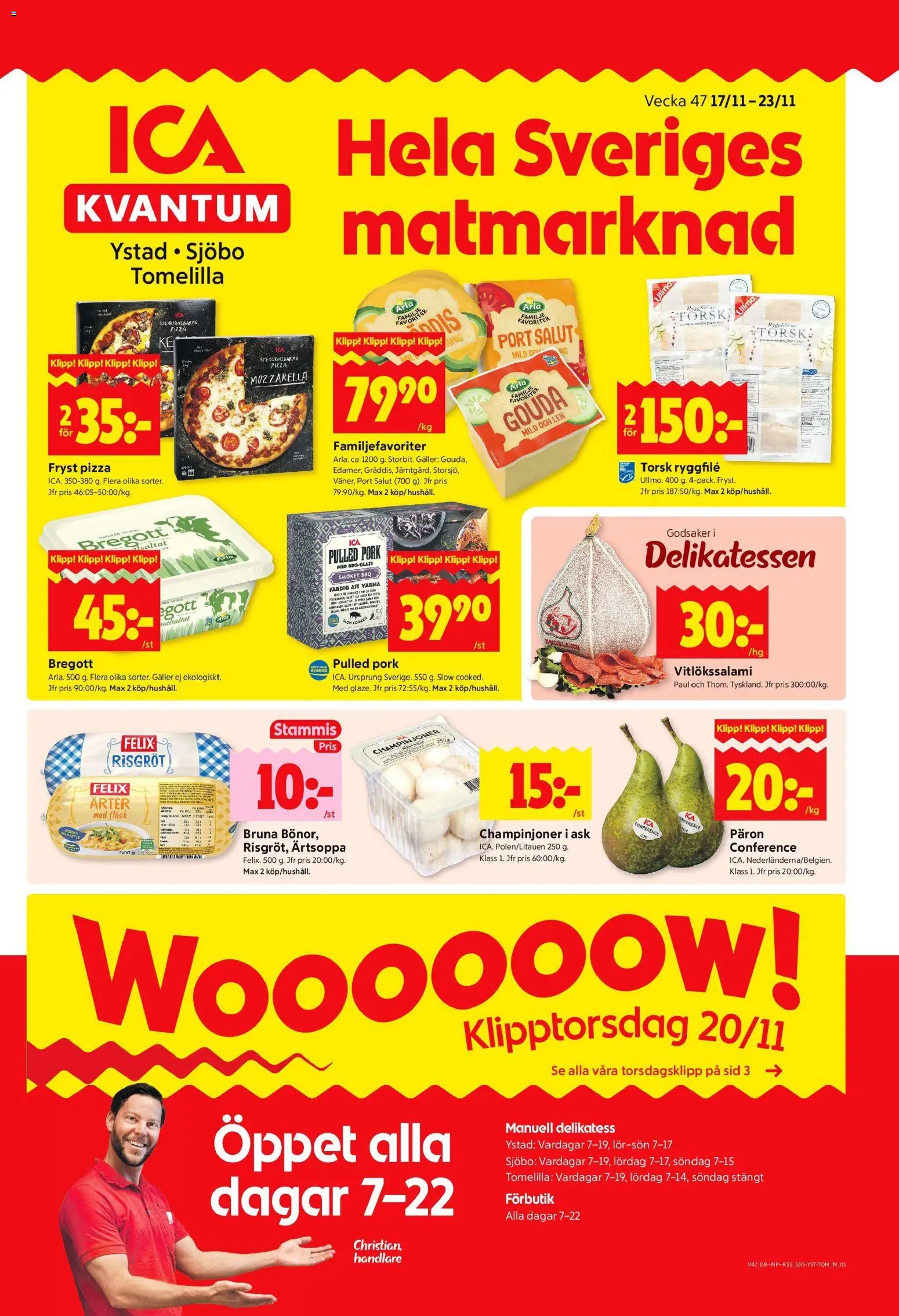 ICA Kvantum - Ystad från 17/11/2025 > reklamblad