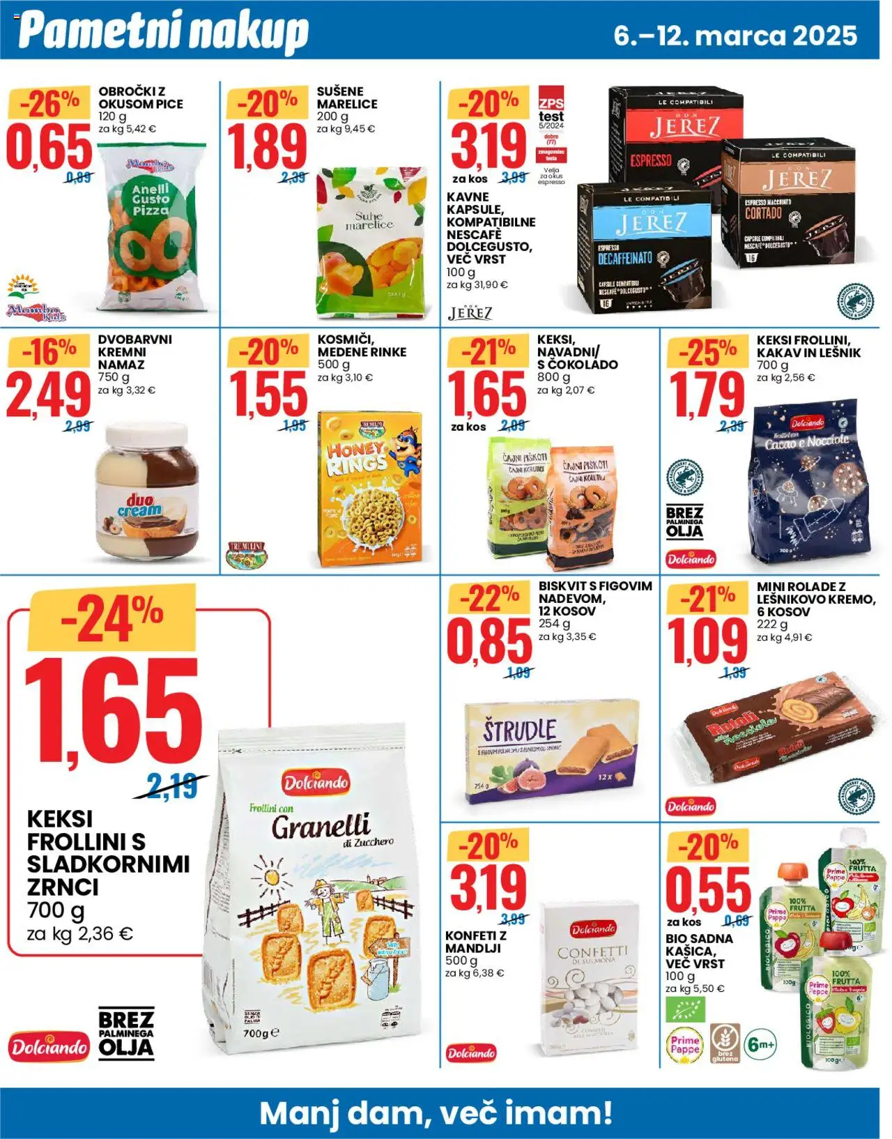 Marelice Eurospin Razprodaje, ponudbe in cene