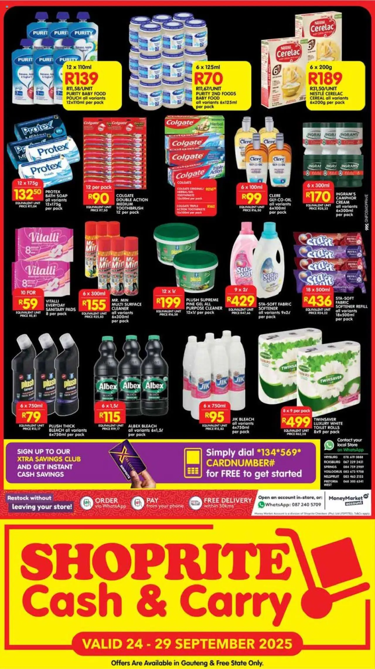 Shoprite Gauteng - Cash & Carry Weekend Rush (24/09/2025 - 29/09/2025 ...