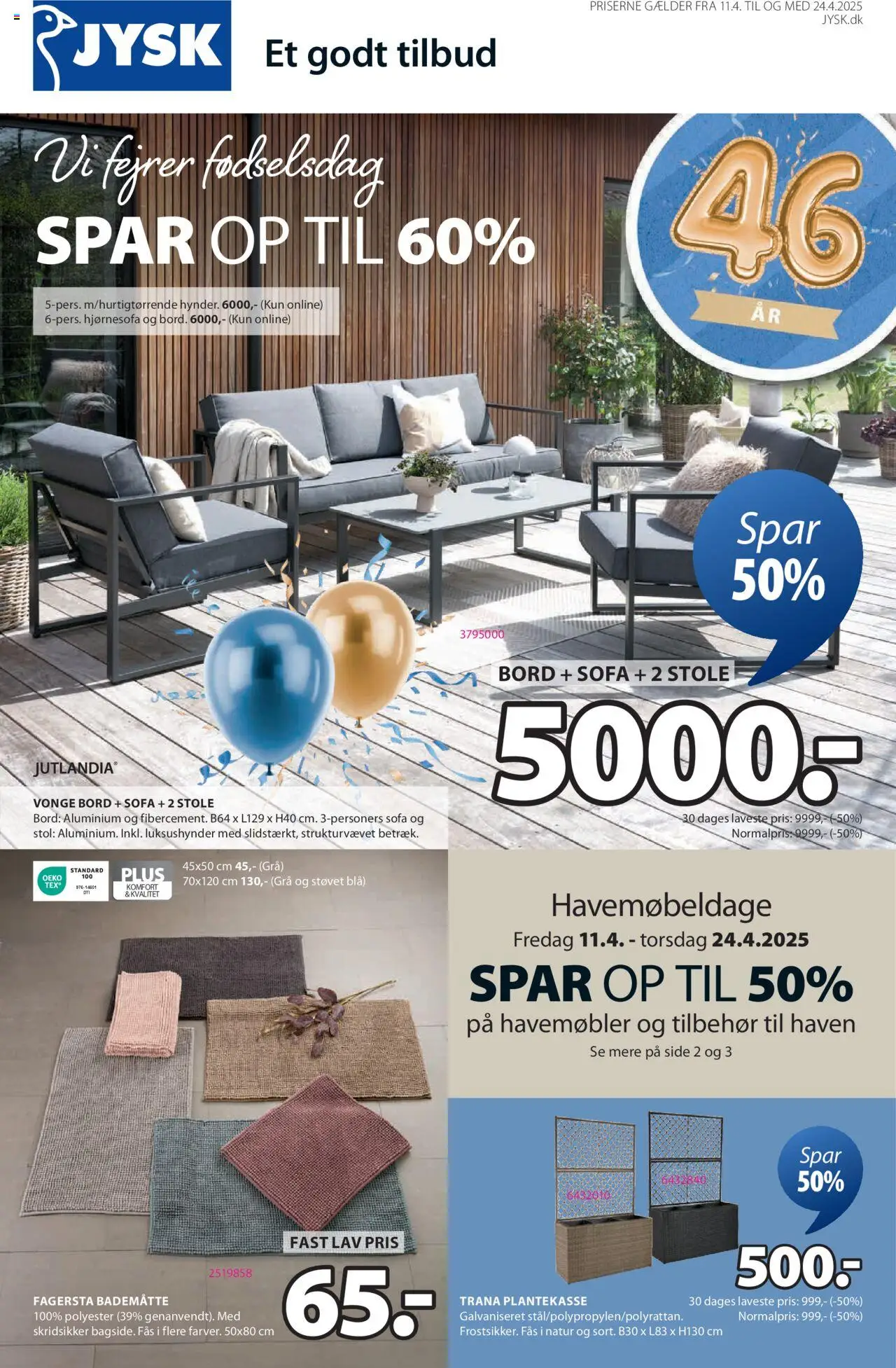 JYSK tilbudsavis April 2025 >> Aktuelle avis uge 15
