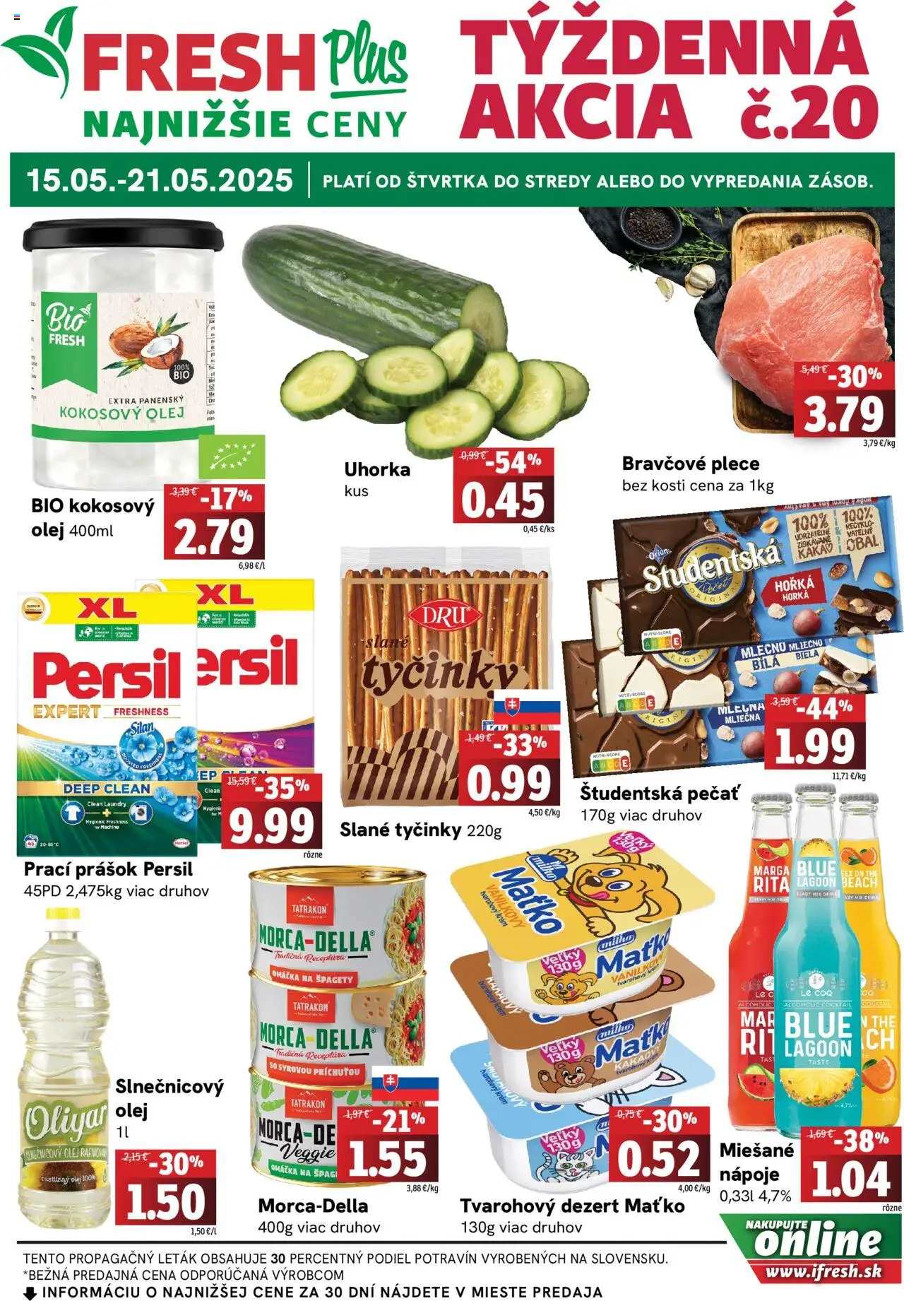 FRESH Košice leták (od 15.05.2025) | Fresh potraviny