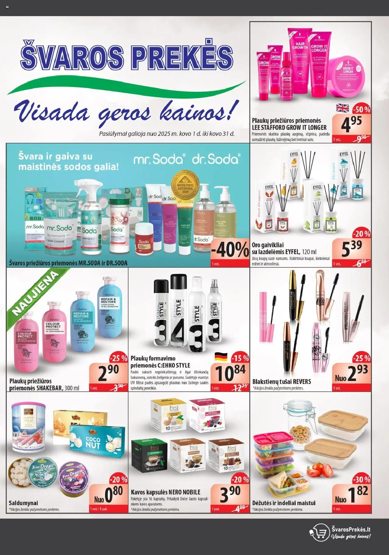 Švaros Prekés leidinys internetu || galioja 2025.03.01 - 2025.03.31