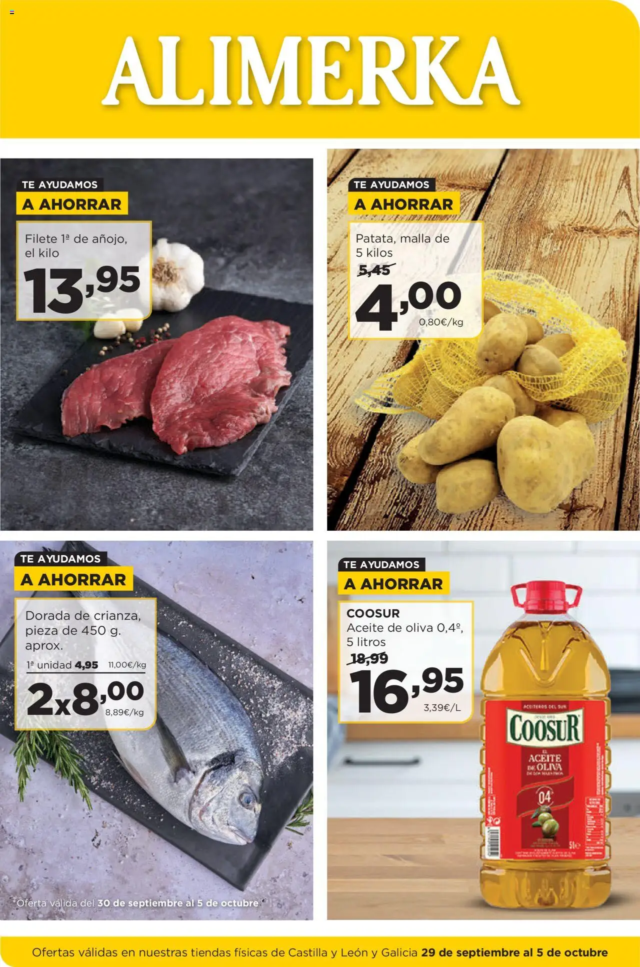 Alimerka folleto Castilla y León del 29/09/2025 | Catálogo