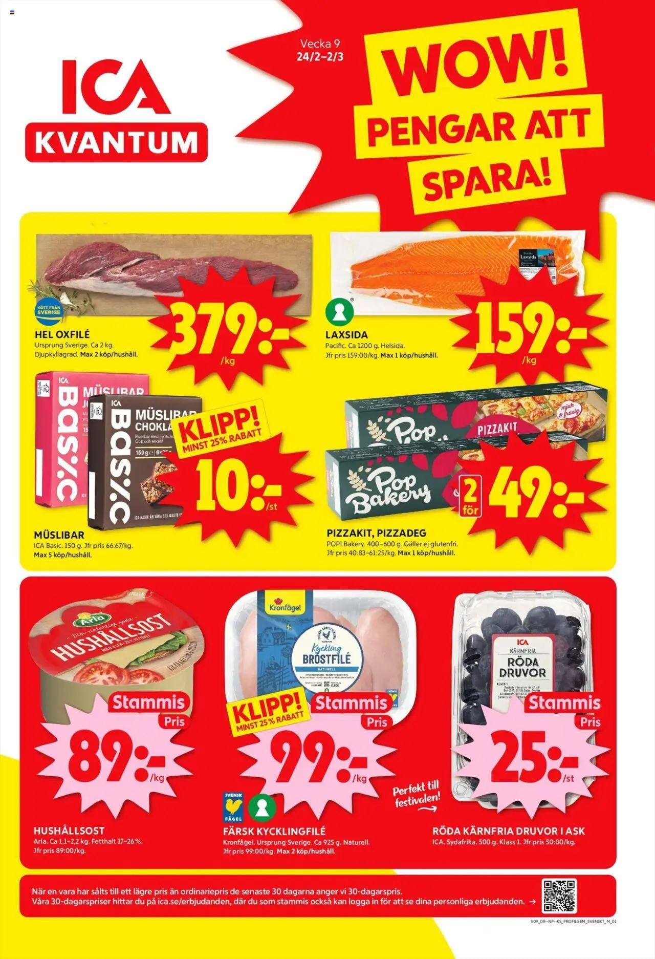 ICA Kvantum Reklamblad från 24/02/2025 > veckans erbjudanden