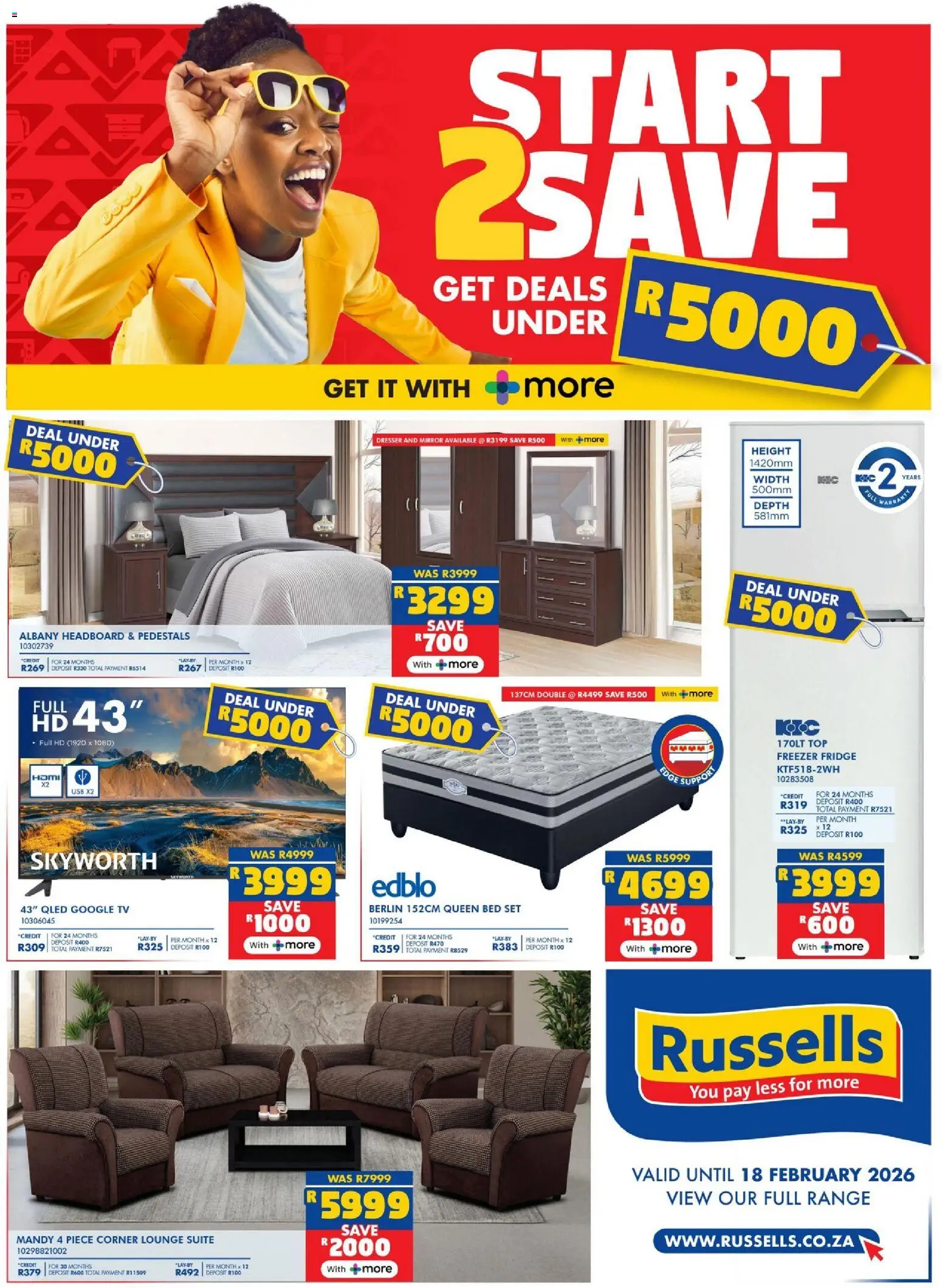 Russells - Specials (15/01/2026 - 18/02/2026) Online