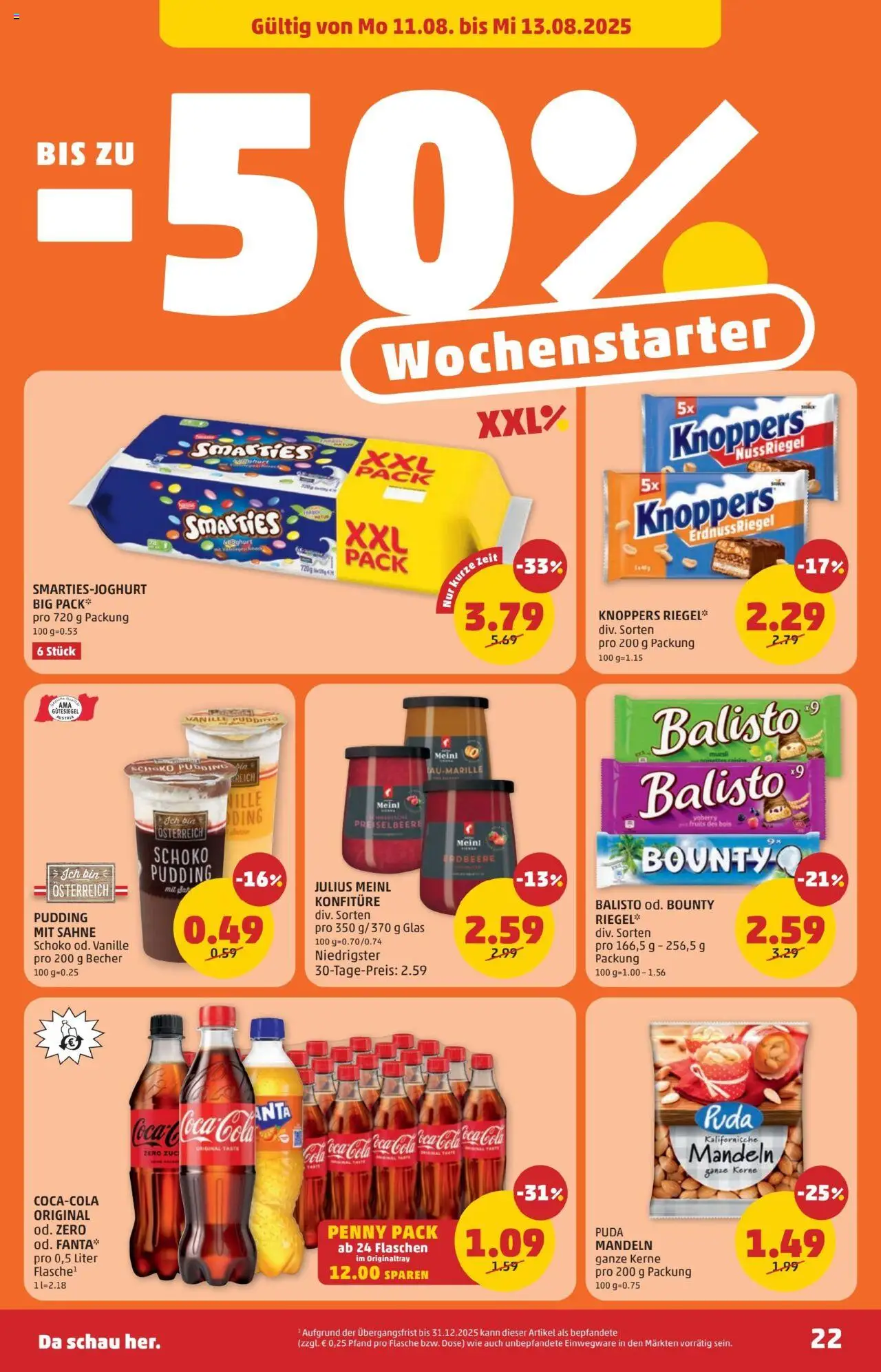 Penny Markt Flugblatt ab (07.08.2025) || Angebote, Prospekt