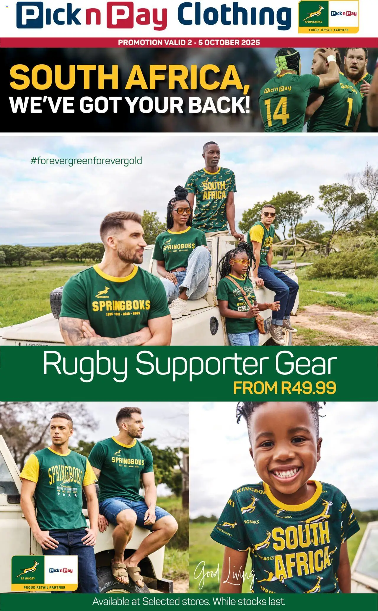 Pick n Pay Eastern Cape - Rugby Weekend Specials (02/10/2025 - 05/10 ...