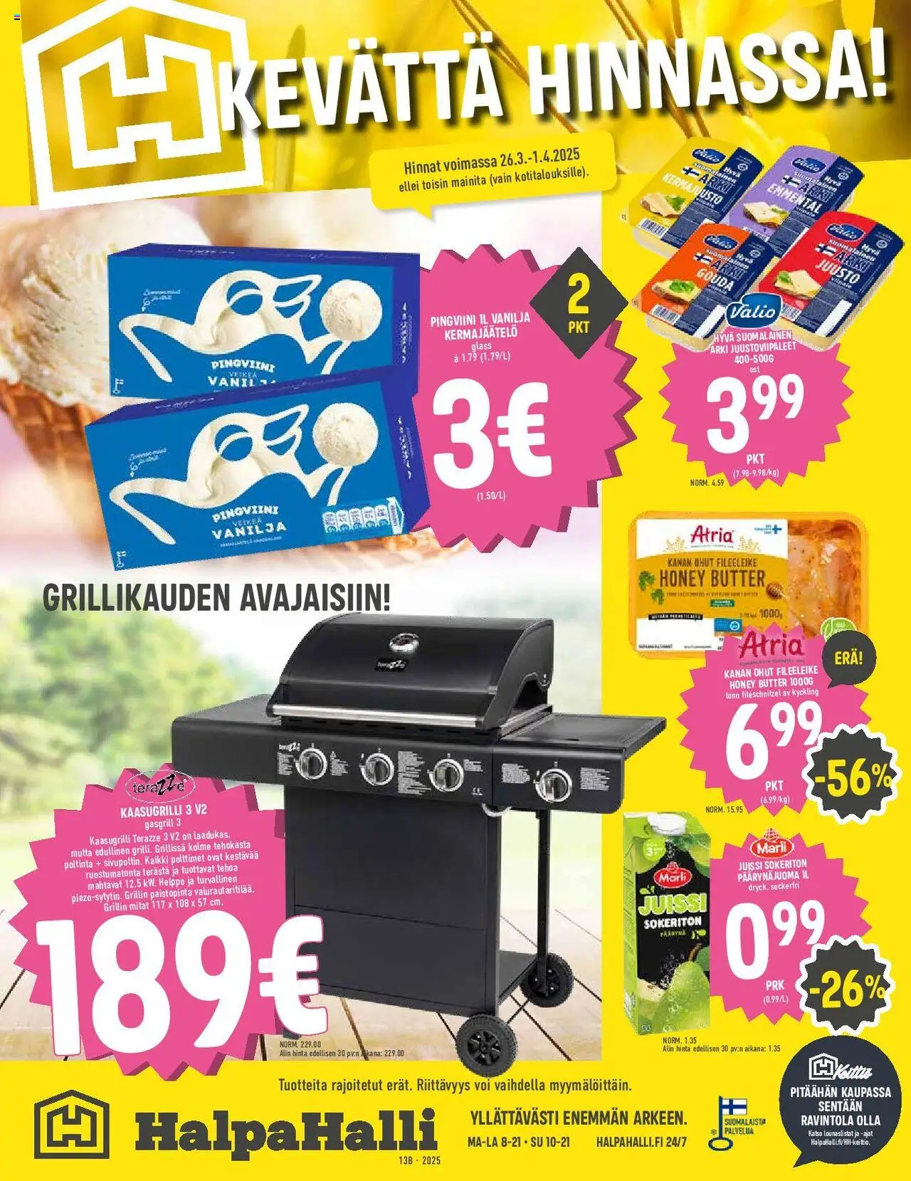 Halpa Halli tarjoukset 26/03/2025 alkaen || Nykyinen tarjous