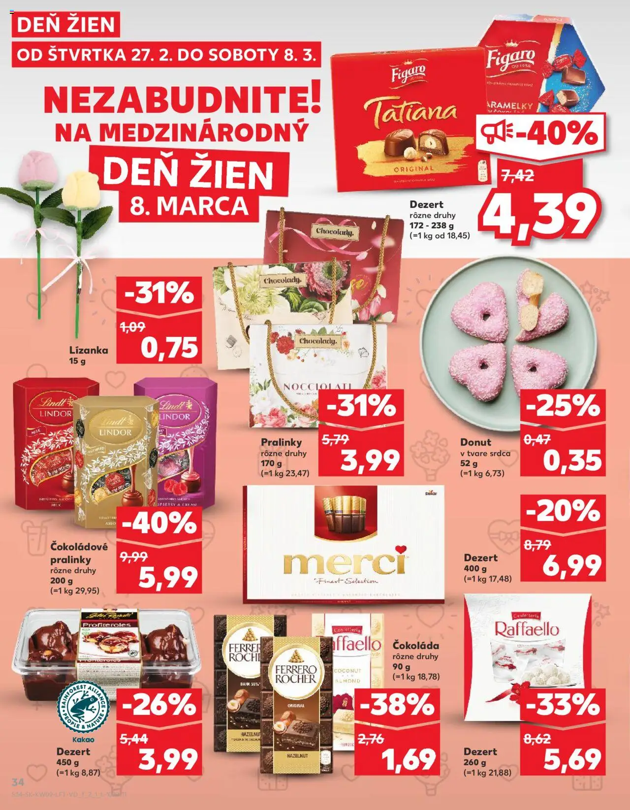 Kaufland Ferrero Rocher cena - aktuálna akcia