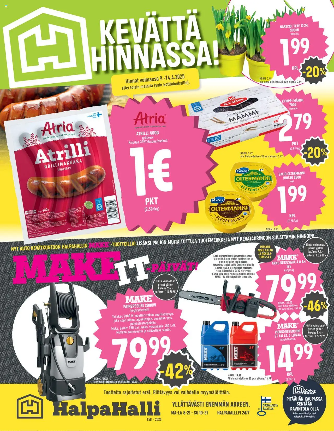 HalpaHalli Tarjoukset 07/04/2025 || Ruoka, viikkokuvasto