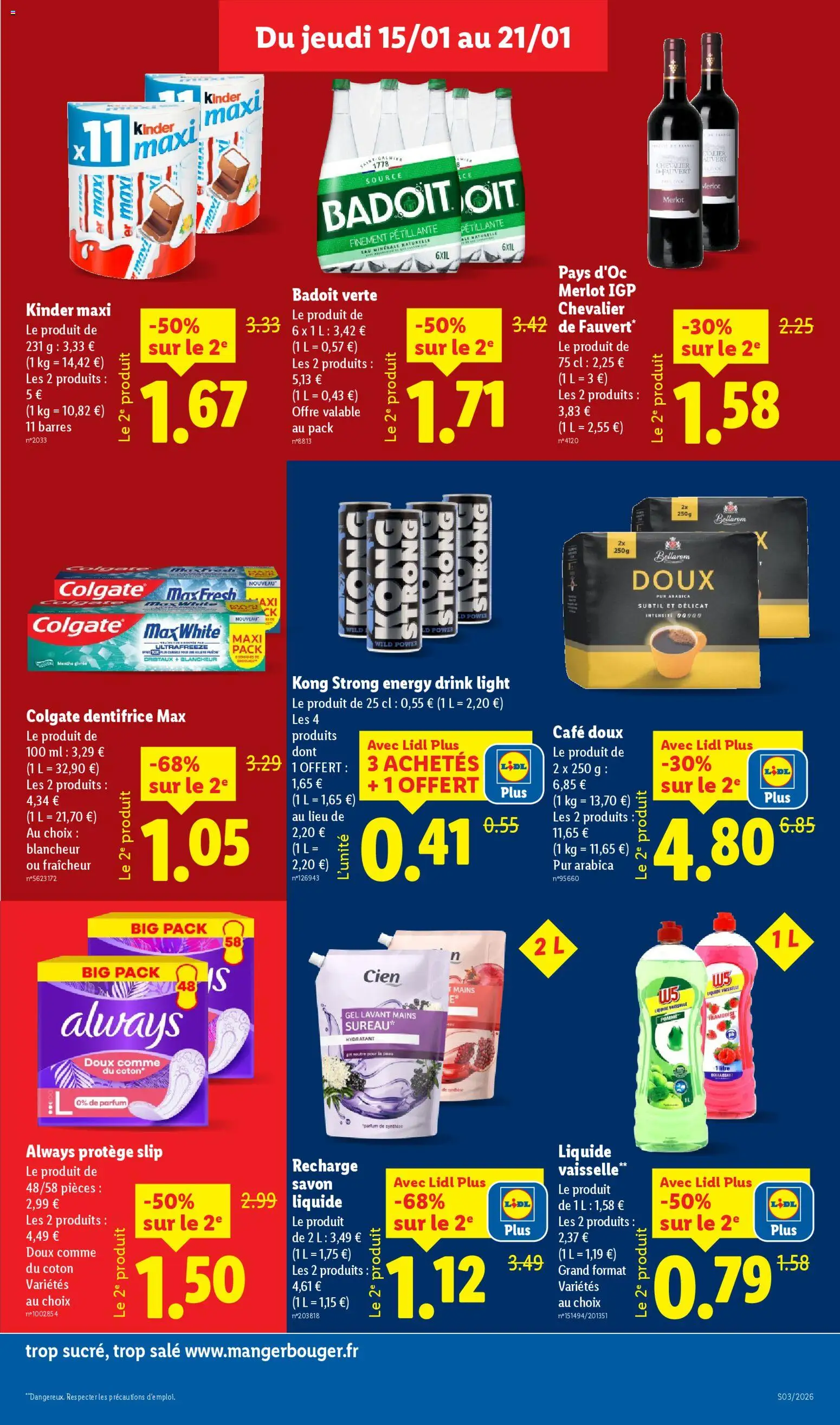 Catalogue LIDL du 15/01/2026 | Promo prospectus en ligne