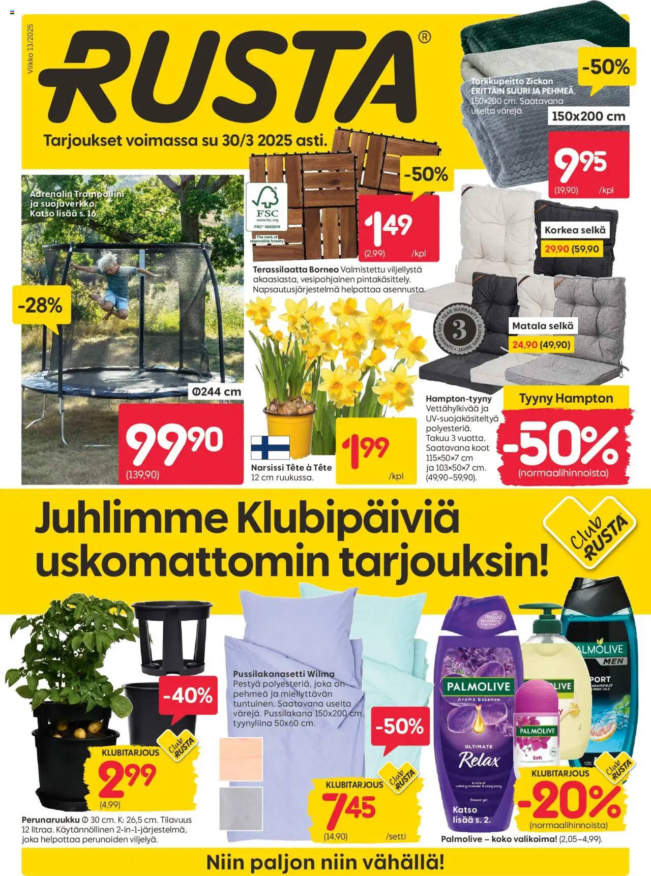 RUSTA tarjoukset uusin 31/03/2025 || Tarjouslehti, kuvasto