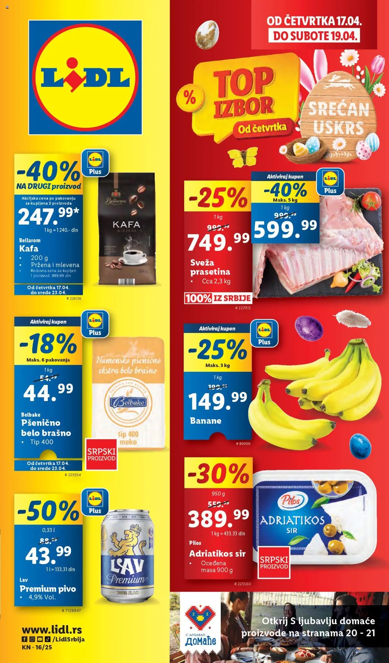 Lidl katalog - najnovije akcije od 17.04.2025