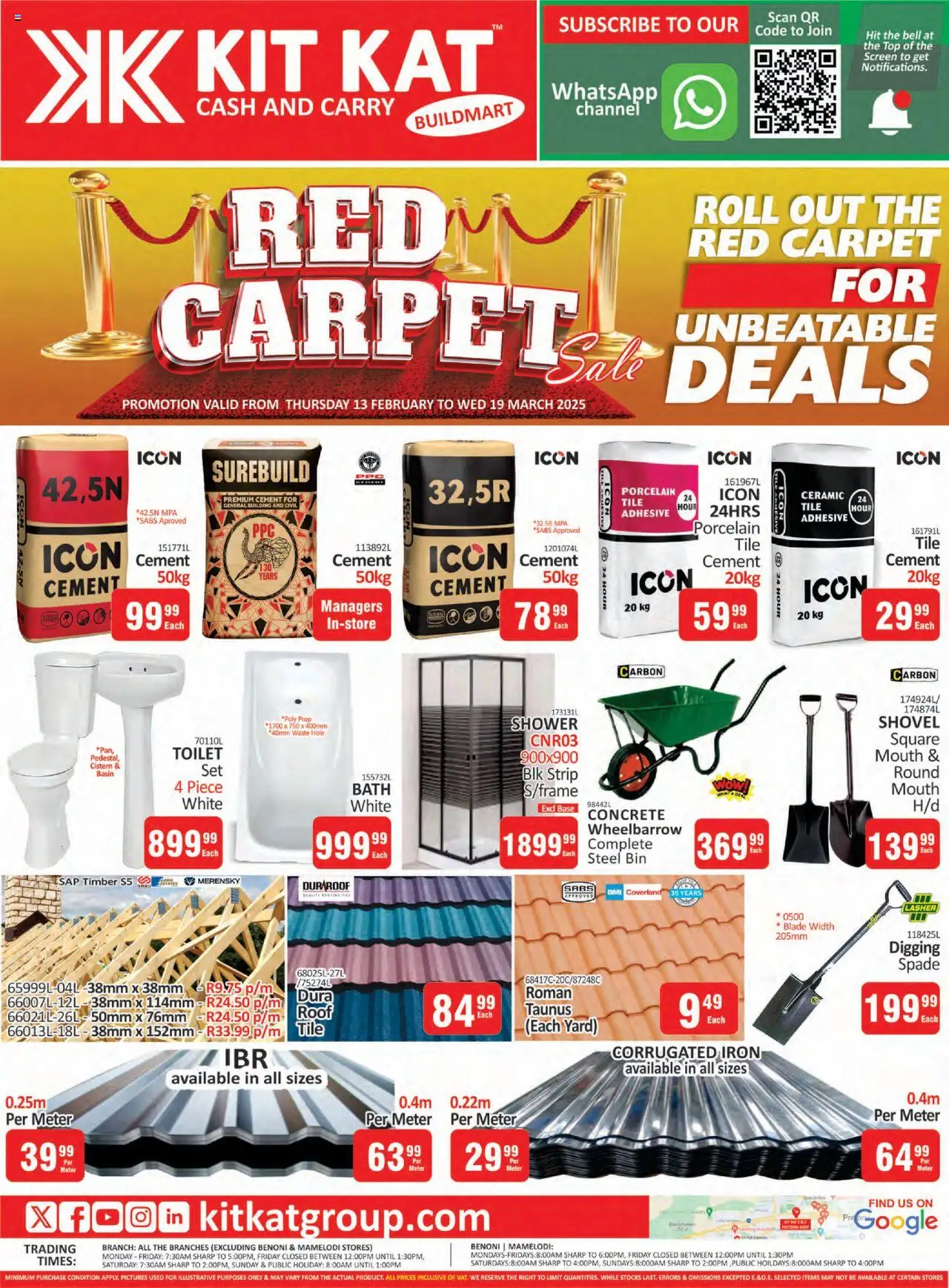 KIT KAT Cash & Carry Buildmart - Red Carpet Leaflet (13/02/2025 - 19/03/2025) Online