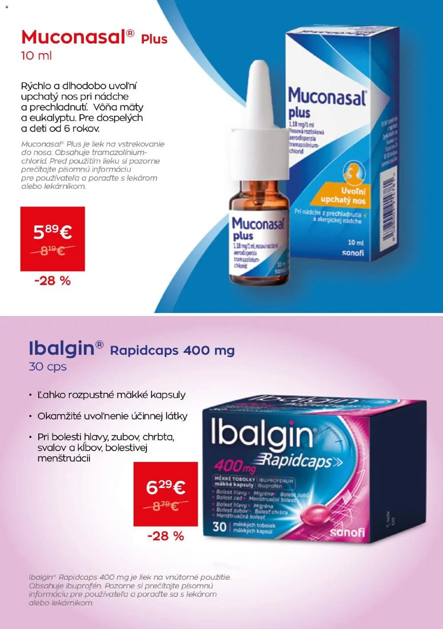 Schneider lekáreň leták od 01.01.2026 » aktuálna zľava