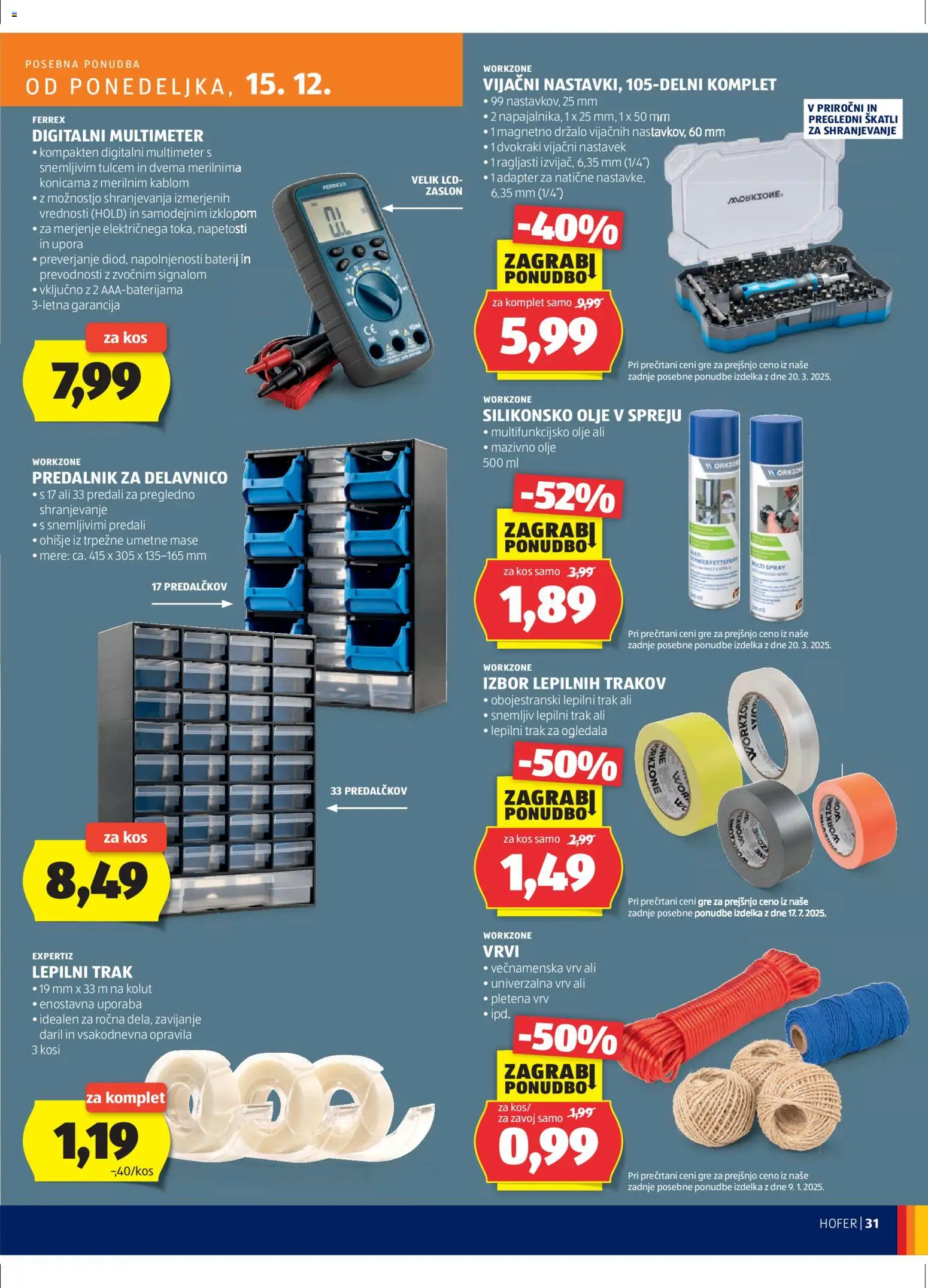 Hofer katalog | Veljaven od 11.12.2025 | Kimbino