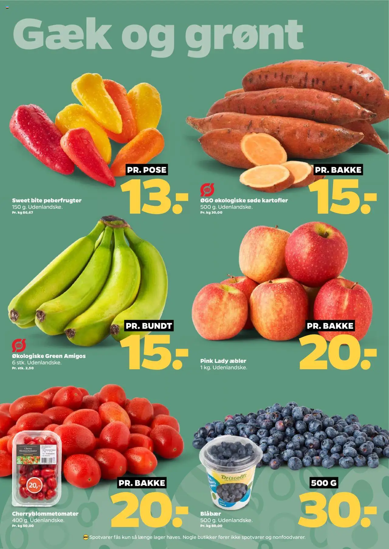 Søde kartofler Netto Tilbud || Se Priser for Uge 16