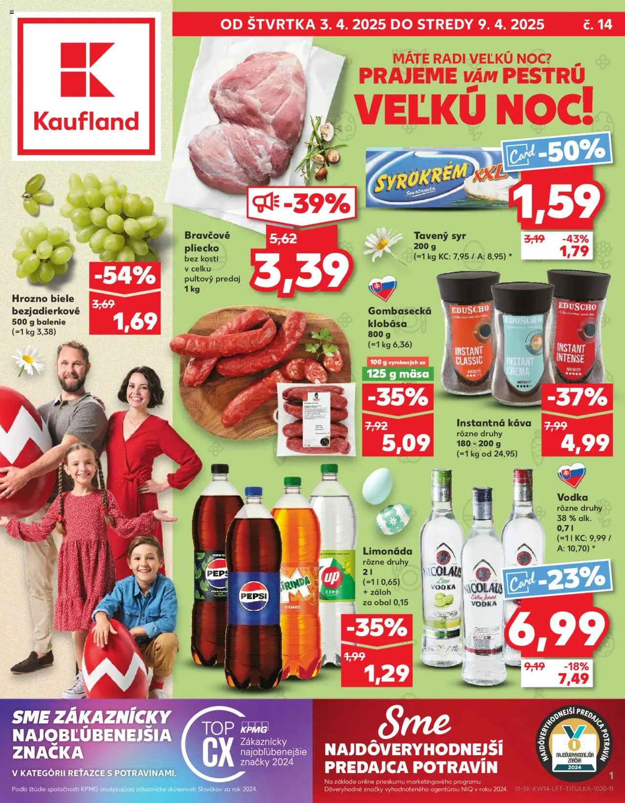 Kaufland Szlovákia akciós újság 2025.04.03.-tól/töl lapozható