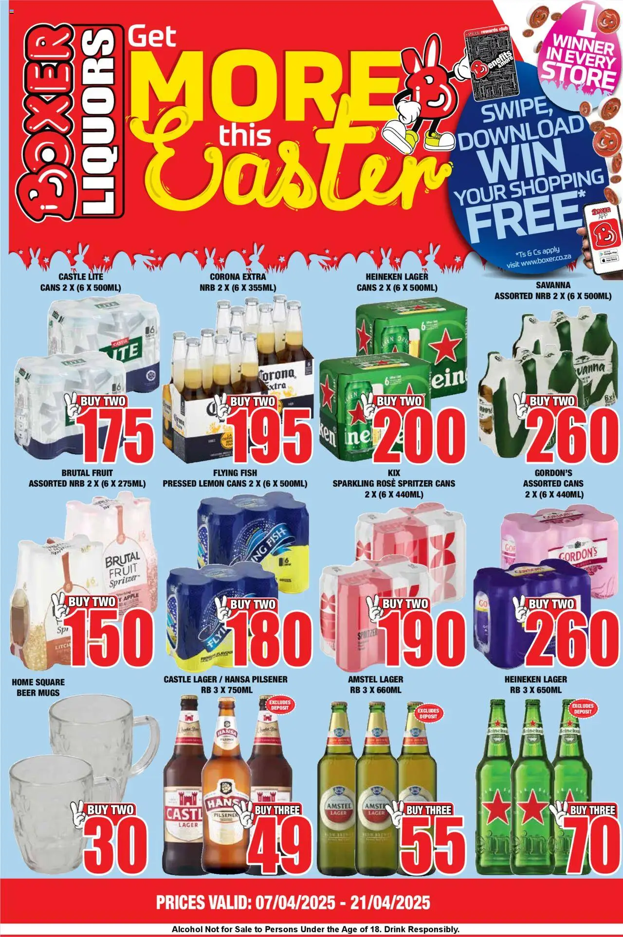 Boxer Gauteng - Liquors (07/04/2025 - 21/04/2025) Online